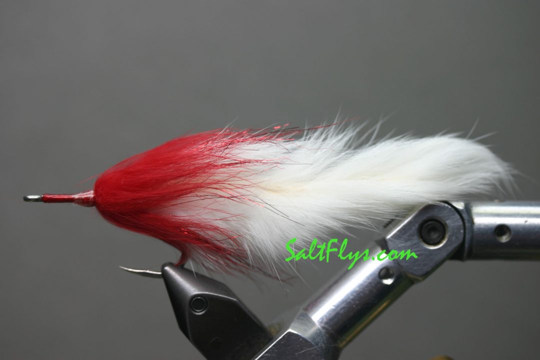 White Death Tarpon Double Bunny Fly - SaltFlys